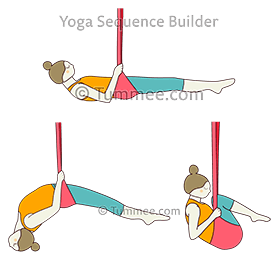 Abdominal Press From Hyperextension Aerial Yoga| Yoga Sequences, Benefits, Variations, and ...