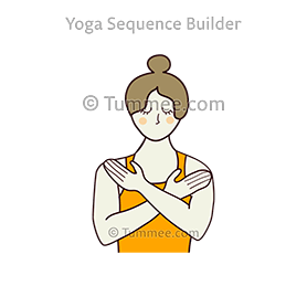 Arms Crossed On Chest Close Up (Vyatyasta Hasta Vaksha) Relaxing-Poses ...