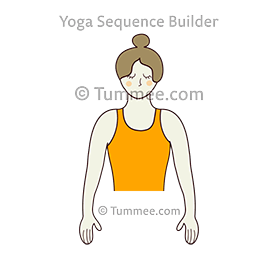 Arms Down Palms Backwards Close Up (Adho Hasta Karatala Backwards Close ...