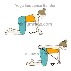 Arms Pulling Straps Plough Exercise Resistance Band Preparatory-Poses ...