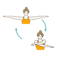 Bear Hug Stretch Pose Close Up Yoga| Yoga Sequences, Benefits ...