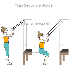 Assisted Squats Trapeze Table Yoga| Yoga Sequences, Benefits ...