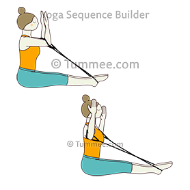 Back Rowing Series Open Book Exercise Resistance Band Relaxing-Poses ...