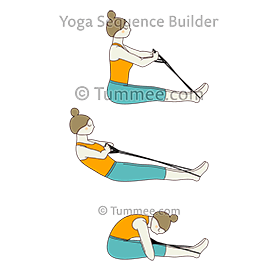 Back Rowing Series Roll Down Exercise Resistance Band Variations - 67 ...