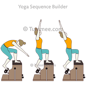 Backward Stepdown Bowing Exercise Pilates Chair Variations - 203 ...