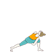 Revolved Side Angle Pose Hands On Floor (Parivrtta Parsvakonasana Hands ...