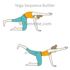 Balancing Cat Cow Pose Yoga(Dandayamana Bitilasana Marjaryasana)| Yoga ...