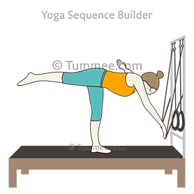 Tek Bacak Üzerinde Denge Kurma, Öne Eğilme, Tek Kol Hareketi Pilates ...