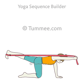 Balancing Table Top Pose Hand Foot Strap (Dandayamana Bharmanasana ...