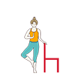 Triangle Pose Chair Yoga (Trikonasana Chair) | Yoga Sequences, Benefits ...