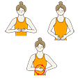 Chest Tapping Exercise Close Up Benefits | Tummee.com
