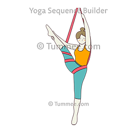 Bird Of Paradise Pose Aerial (Svarga Dvijasana Aerial) Levelup-Poses ...