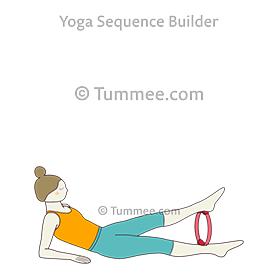 Boat Pose On Forearms Legs Pilates Ring Variation (Navasana Bahu Pada ...