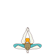 Bound Angle Pose Bowing Yoga Mudra Yoga (Baddha Konasana Bowing Yoga ...