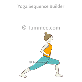 Bow Stance (Gong Bu) Sanskrit | Tummee.com