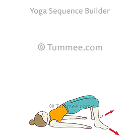 How to do Setubandha Sarvangasana Prasarita Pada Toes Out | Tummee.com