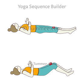 Bridge Pose Straight Legs Block Thighs Flow (Setubandha Sarvangasana ...