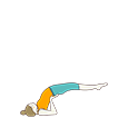 One Legged Bridge Pose Frog Leg Fold Yoga (Eka Pada Setubandhasana Pada ...
