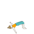 Bridge Pose Variation Hands Up Yoga (Setubandha Sarvangasana Variation ...