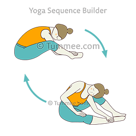 Butterfly Pose Side Forward Bend Flow (Baddha Konasana Parsva ...