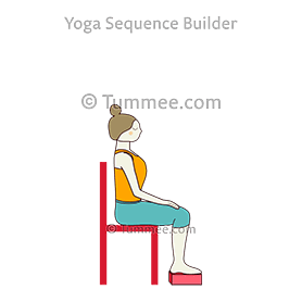 Chair Mountain Pose Feet Blocks (Chair Tadasana Pada Blocks ...