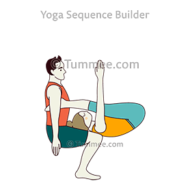 Stoel Achteruit Voorwaarts Vouwen Houding Partner (Utkatasana Viparita ...