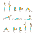Classic Sun Salutation Variation Iv Yoga (Classic Surya Namaskar ...