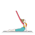 Cobra Pose Legs Aerial Hands Floor Yoga(Bhujangasana Pada Aerial Hasta ...