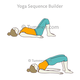 Constructive Rest Bridge Pose Flow (Savasana Nata Pada Setubandha ...