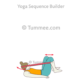 Constructive Rest Pose Dynamic Neck Stretch Strap (Savasana Nata Bent ...