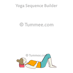 Constructive Rest Pose Hands Belly Head Block (Shavasana Nata Pada ...