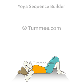 Constructive Rest Pose Hands Under Head Yoga| Yoga Sequences, Benefits ...