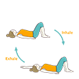 Constructive Rest Pose Arms Overhead One Leg Extended (Savasana Nata ...