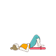 Constructive Rest Pose Prayer Hands Head Back Backmitra (Savasana Nata ...