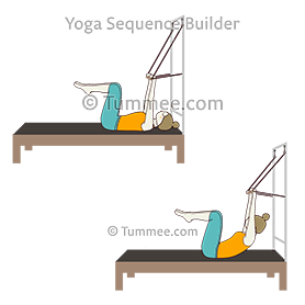 Crunch Exercise Variation Pilates Reformer Tower Titles | Tummee.com