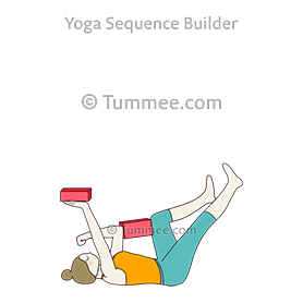 Dead Bug Core Series Elbow Knee Block Hand Block Yoga| Yoga Sequences ...