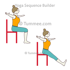 Dynamic Airplane Seated Chair Pose (Dynamic Upavishta Dekasana Chair ...