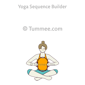 Easy Pose Hands Pilates Ring (Sukhasana Hasta Pilates Ring) Levelup ...