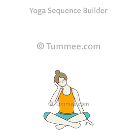 Easy Pose Neck Side Stretch Cheek Support (Sukhasana Greeva Parsva ...