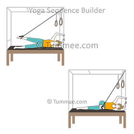Easy Side Reclining Pose Leg Back Front Trapeze Table (Sahaja ...