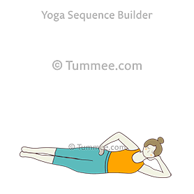 Easy Side Reclining Pose Hand Floor (Vishnus Couch) Variations - 36 ...