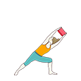 Extended Side Angle Pose Hand Thigh (Utthita Parsvakonasana Hasta ...
