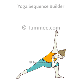 Extended Side Angle Pose Hand Chest (Utthita Parsvakonasana Hasta Chest ...