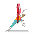Corpse Pose Trapeze Aerial Yoga (Savasana Trapeze Aerial) | Yoga ...