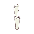 Feet Stacked Close Up Yoga (Pada Stacked Close Up) | Yoga Sequences ...