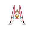Flying Seated Forward Bend Pose Trapeze Yoga (Flying Paschimottanasana ...