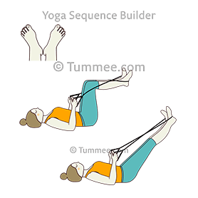 Foot Series First Position Exercise Resistance Band Relaxing-Poses ...