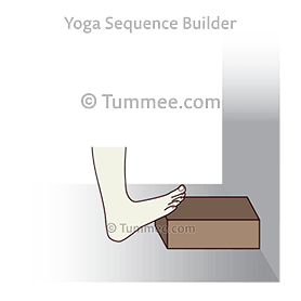 Foot Stretch Block Wall Close Up Yoga| Yoga Sequences, Benefits ...
