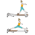 Russian Split Exercise Pilates Reformer Titles | Tummee.com