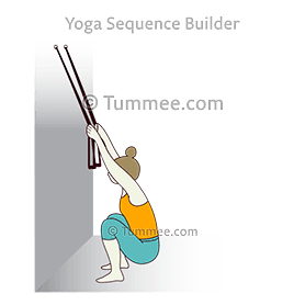 Garland Pose Arms Raised Ropes Yoga(Malasana Urdhva Hasta Ropes)| Yoga ...